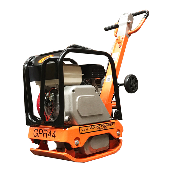 MBW GRP44H4 OPERATOR'S SAFETY AND SERVICE MANUAL Pdf Download | ManualsLib