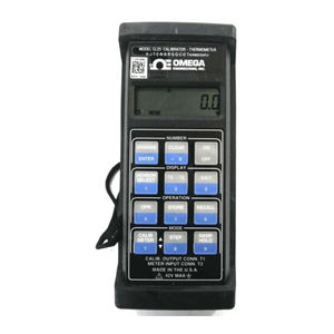 OMEGA CL25 USER MANUAL Pdf Download | ManualsLib