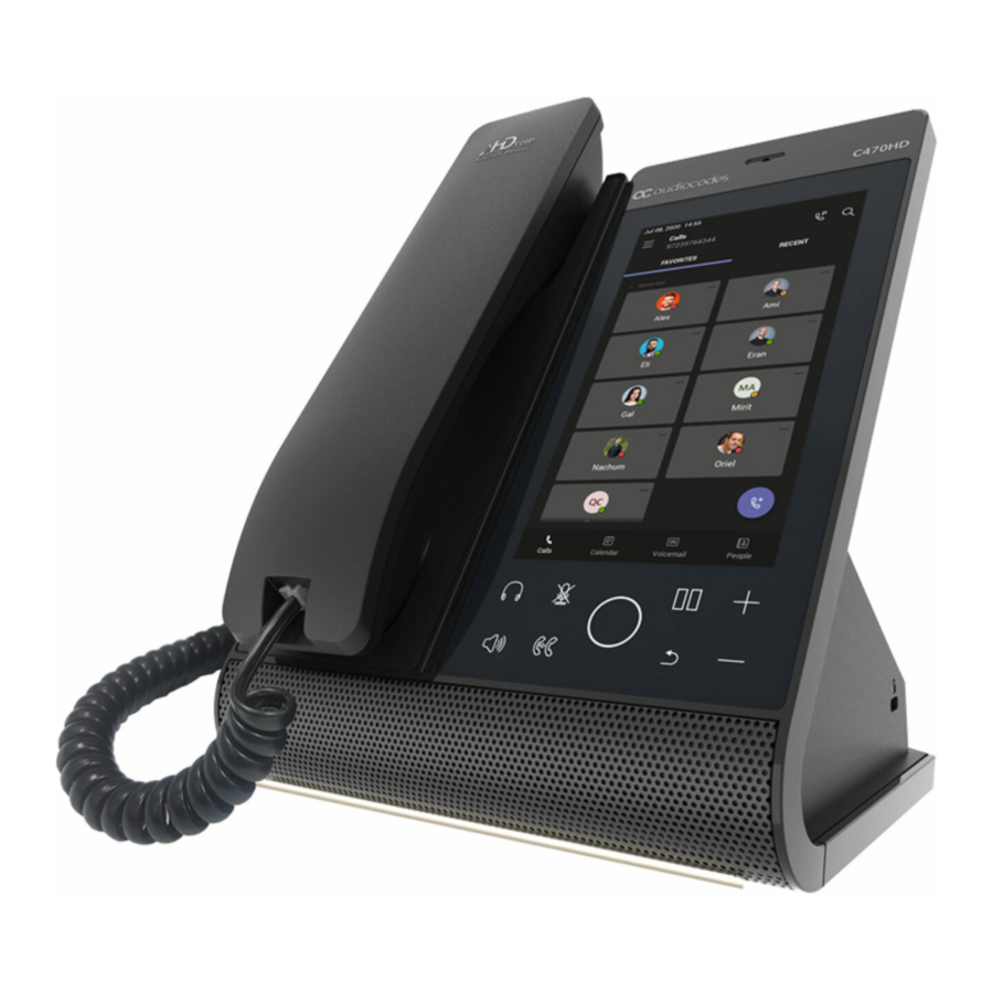 AUDIOCODES 400HD SERIES USER'S AND ADMINISTRATOR'S MANUAL Pdf Download ...