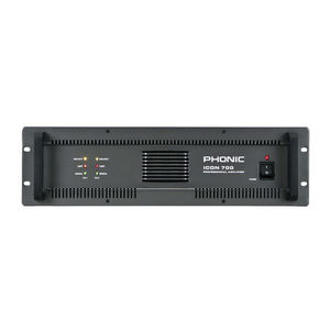 PHONIC ICON 300 AMPLIFIER USER MANUAL | ManualsLib