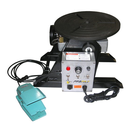 PROFAX WP-250 OPERATING INSTRUCTIONS MANUAL Pdf Download | ManualsLib