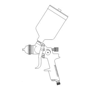 Husky HDS590 HVLP Gravity Feed Spray Gun Specifications | ManualsLib