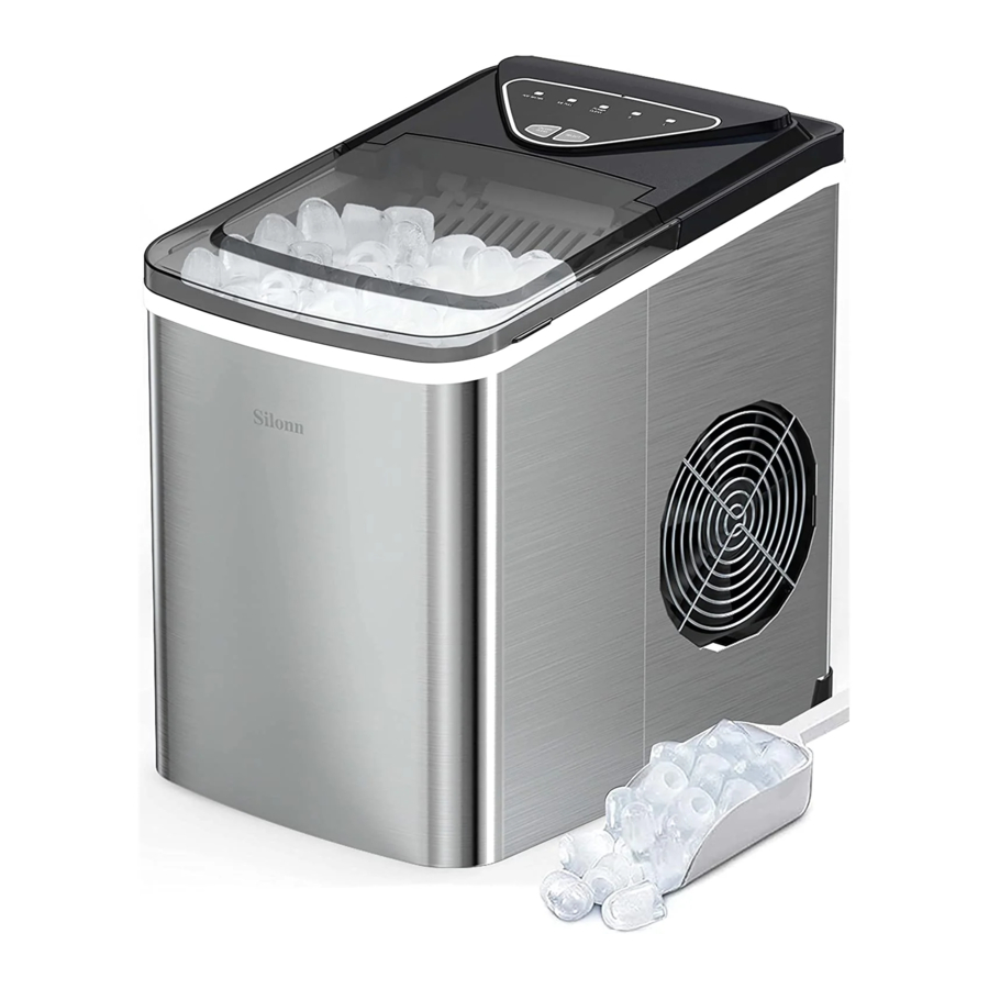 Silonn SLIM01 - 26lbs/24Hrs Automatic Ice Maker Manual | ManualsLib