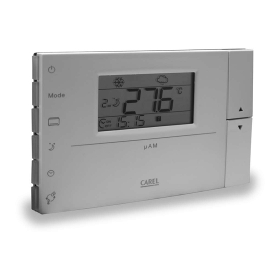 CAREL ΜAM USER MANUAL Pdf Download | ManualsLib