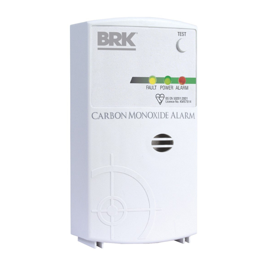 BRK Electronic CO850Mi, CO850MBXi, CO850MRLi - Carbon Monoxide Alarm Manual | ManualsLib