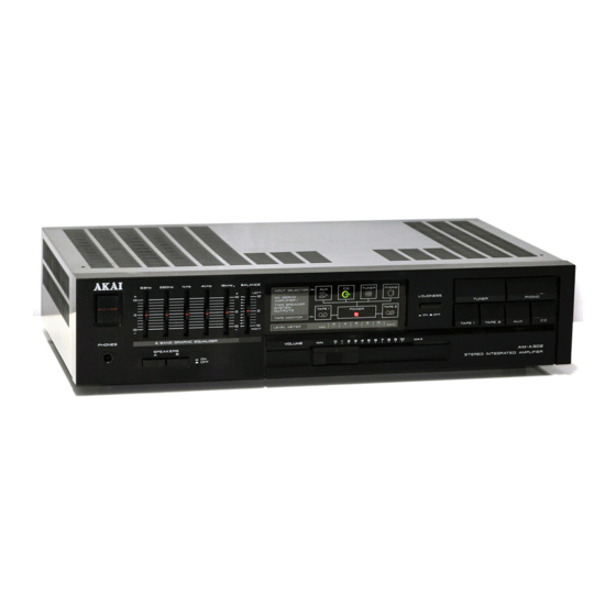 AKAI AM-A102 SERVICE MANUAL Pdf Download | ManualsLib