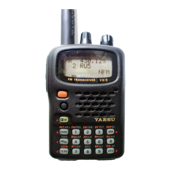 VERTEX VX-5R TECHNICAL SUPPLEMENT Pdf Download | ManualsLib