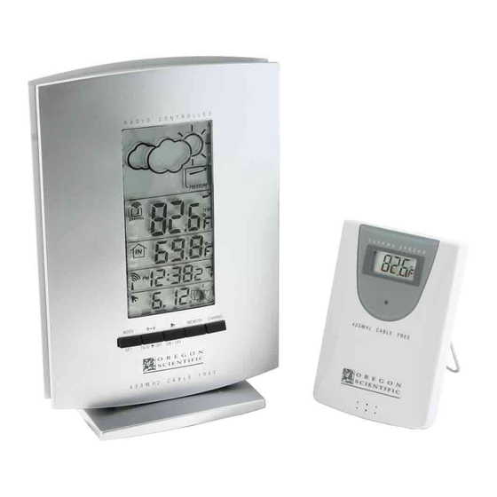 OREGON SCIENTIFIC BAR888A USER MANUAL Pdf Download | ManualsLib