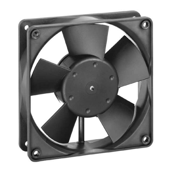 ebm-papst 4314 LR Axial Fan Operating Manual | ManualsLib