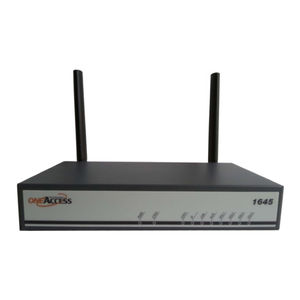 Oneaccess 1645 Ethernet Access Device Manuals