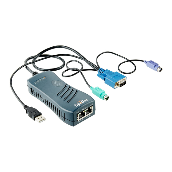 LANTRONIX SECURELINX SPIDER QUICK START MANUAL Pdf Download | ManualsLib