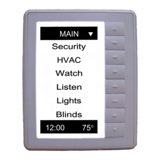 AMX DMS KEYPAD OPERATION/REFERENCE MANUAL | ManualsLib