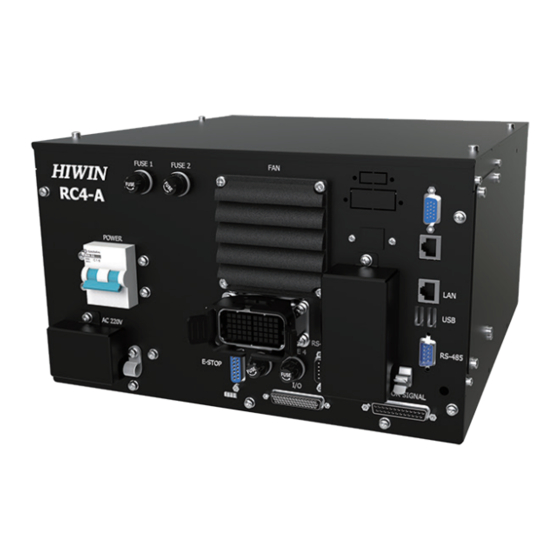 HIWIN RC4 SERIES ORIGINAL INSTRUCTION Pdf Download | ManualsLib