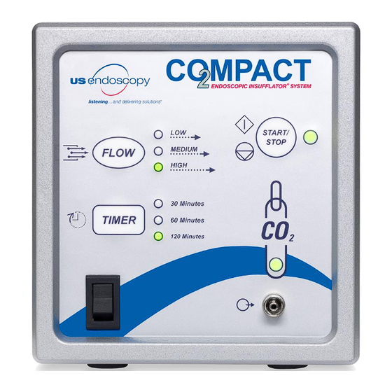 Us endoscopy Co2mpact Endoscopic Insufflator Manuals | ManualsLib
