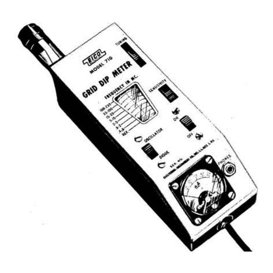 EICO 710 INSTRUCTION MANUAL Pdf Download | ManualsLib