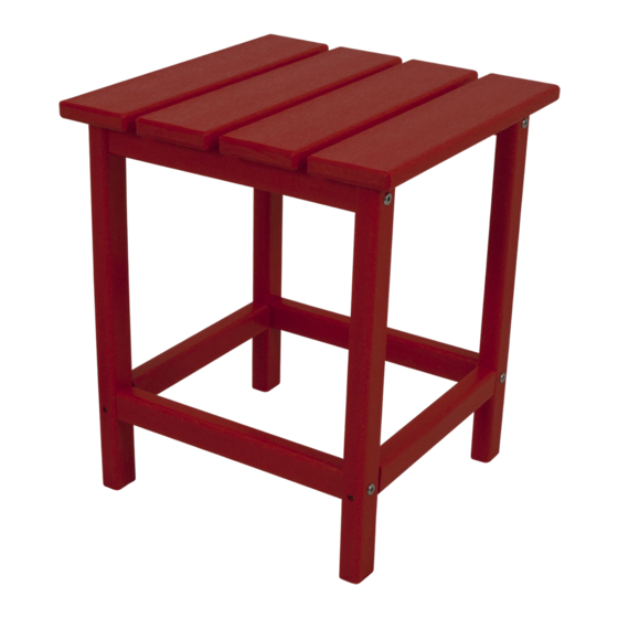POLY-WOOD ECT18 ASSEMBLY INSTRUCTIONS Pdf Download | ManualsLib