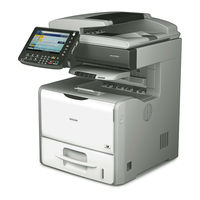 User Manuals: Ricoh Aficio SP 5210SF Black Printer
