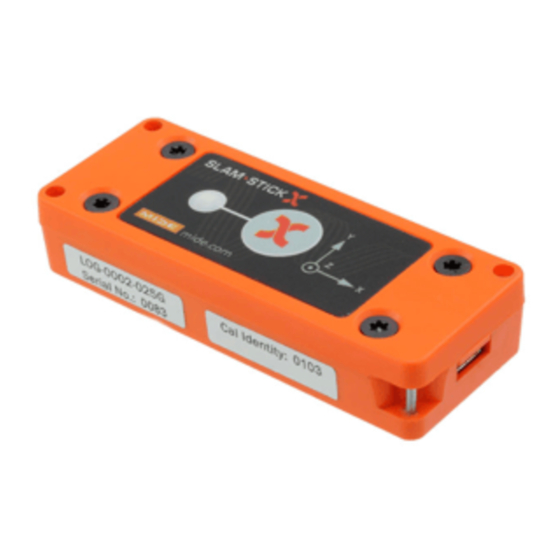 Endaq Slam Stick C Manuals | ManualsLib