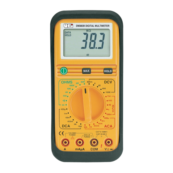 UEI DM383B INSTRUCTION MANUAL Pdf Download | ManualsLib