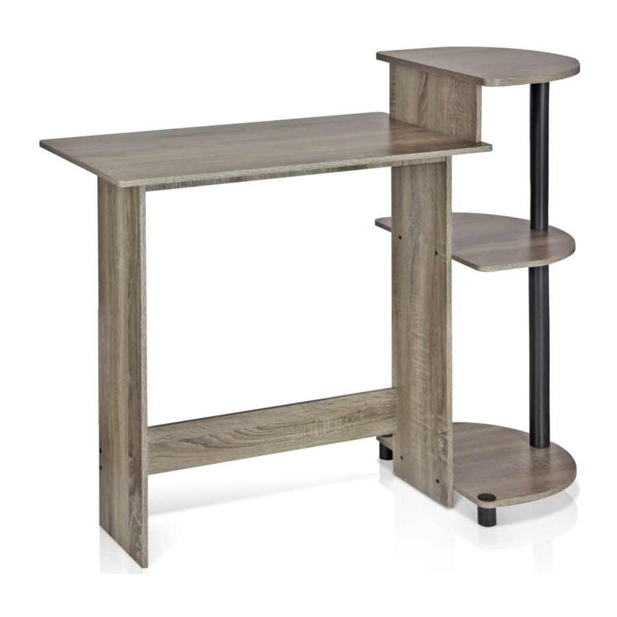 Furinno 11181 - Compact Computer Desk Assembly Manual | ManualsLib