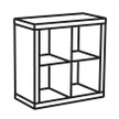 IKEA KALLAX Four-Cube Shelving Unit Dimensions | ManualsLib