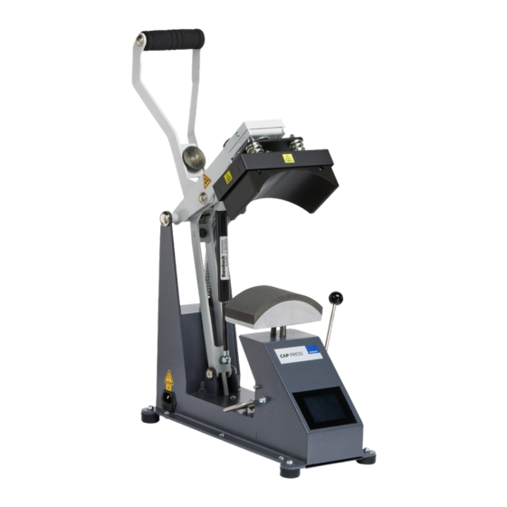 SCHULZE CAP PRESS INSTRUCTION MANUAL Pdf Download | ManualsLib