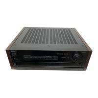 SONY TA-F770ES SERVICE MANUAL Pdf Download | ManualsLib