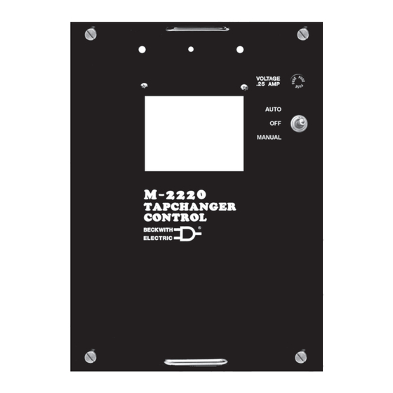 Hubbell BECKWITH ELECTRIC M-2220 Series Manuals | ManualsLib