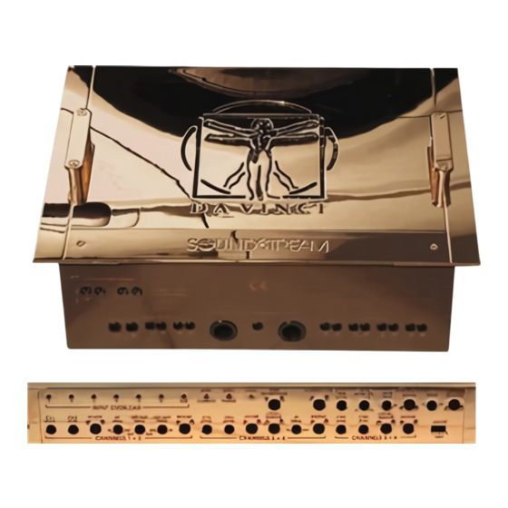 Soundstream DA VINCI car amplifier Operator's Manual | ManualsLib