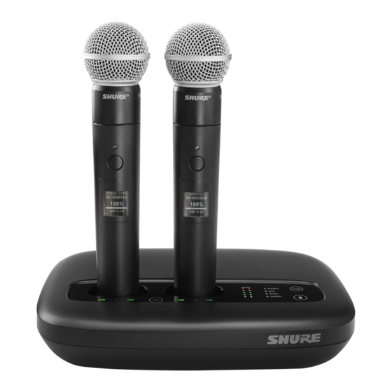 SHURE MXW NEXT MANUAL Pdf Download | ManualsLib