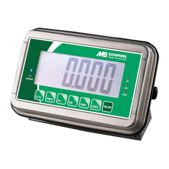 Schippers MS BWS Manuals | ManualsLib