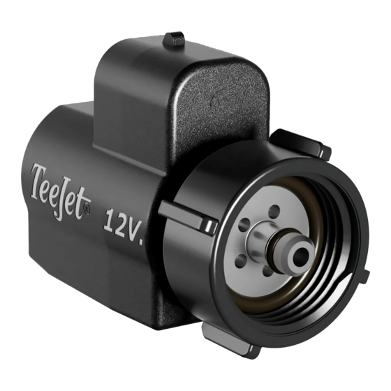 TEEJET TECHNOLOGIES E-CHEMSAVER 115880 MAINTENANCE INSTRUCTIONS MANUAL ...