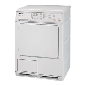 User Manuals: Miele TOUCHTRONIC T 8003 Vented Dryer