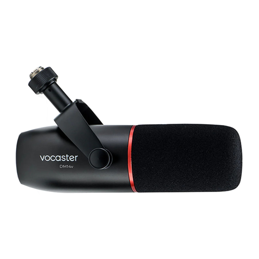 Focusrite Vocaster DM14v - Dynamic Microphone Tuned for Recording ...