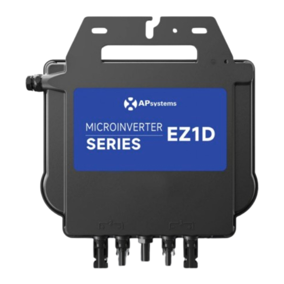 APSYSTEMS EZ1D SERIES USER MANUAL Pdf Download | ManualsLib