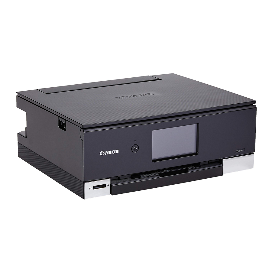 Canon PIXMA TS8300 Series, PIXMA TS8370 Manual | ManualsLib