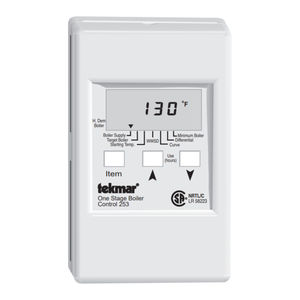 TEKMAR ONE STAGE BOILER CONTROL 253 DATA BROCHURE Pdf Download | ManualsLib