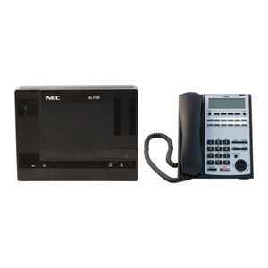 NEC SL 1100 QUICK START MANUAL Pdf Download | ManualsLib