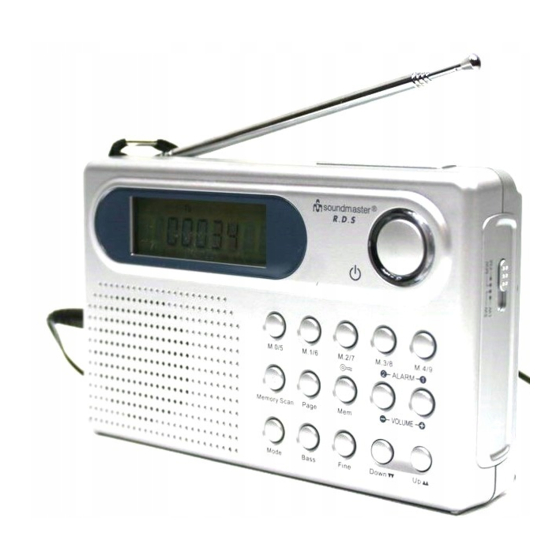 SOUNDMASTER WE320 MANUAL Pdf Download | ManualsLib