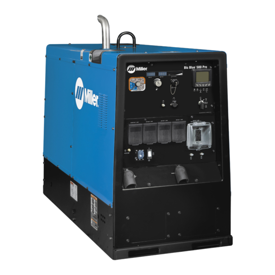Miller Big Blue 500 Pro engine-driven welder Operating Manual | ManualsLib