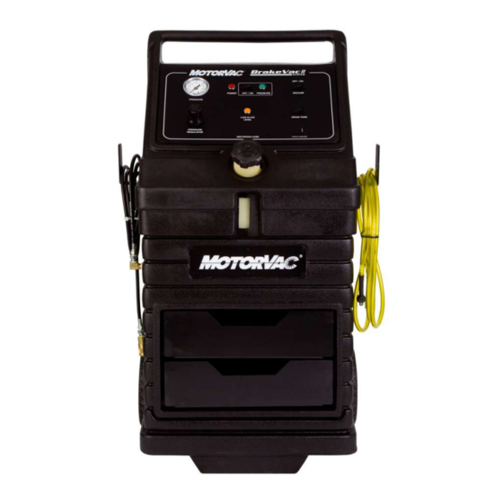 Motorvac BrakeVac-II Manuals | ManualsLib