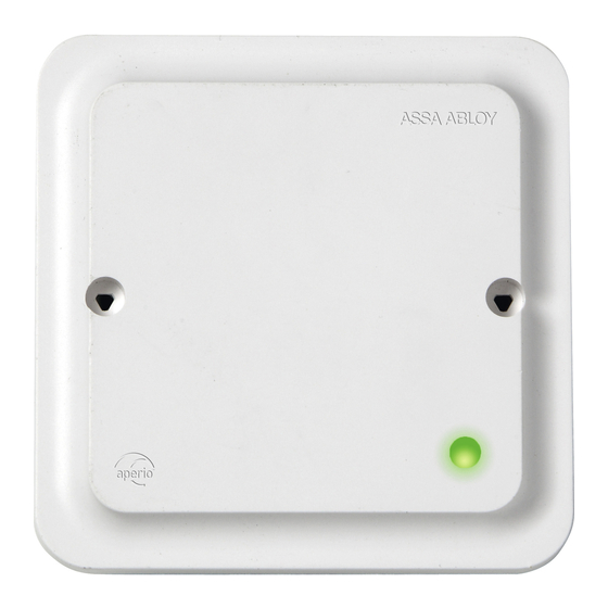 ASSA ABLOY APERIO HUB AH40 INSTALLATION INSTRUCTIONS MANUAL Pdf ...