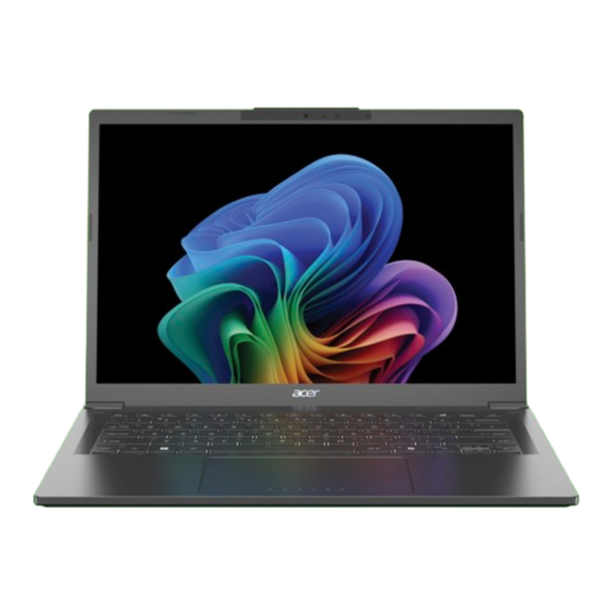 ACER ASPIRE 14 AI USER MANUAL Pdf Download | ManualsLib