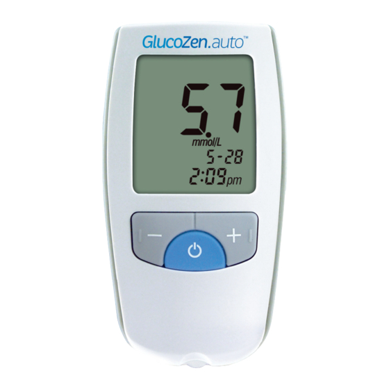 Glucozen.auto AGM-4000 Manuals | ManualsLib