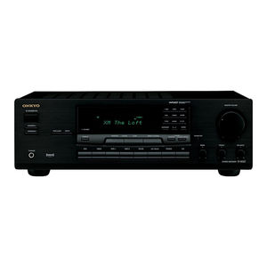 ONKYO TX-8522 STEREO RECEIVER INSTRUCTION MANUAL | ManualsLib