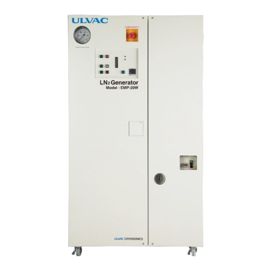 ULVAC EMP-20W INSTRUCTION MANUAL Pdf Download | ManualsLib