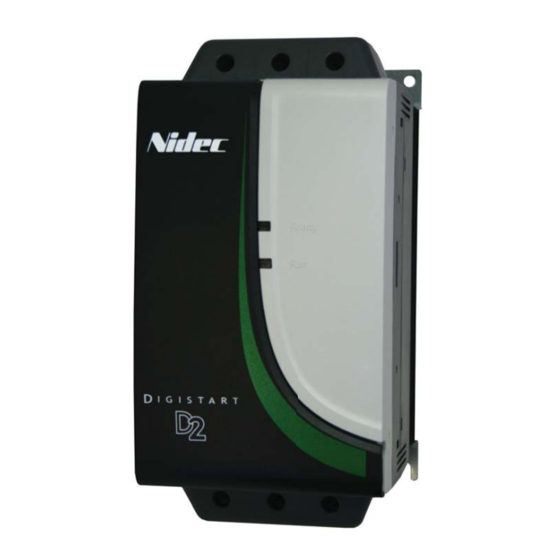 NIDEC DIGISTART D2 CONTROLLER USER MANUAL | ManualsLib