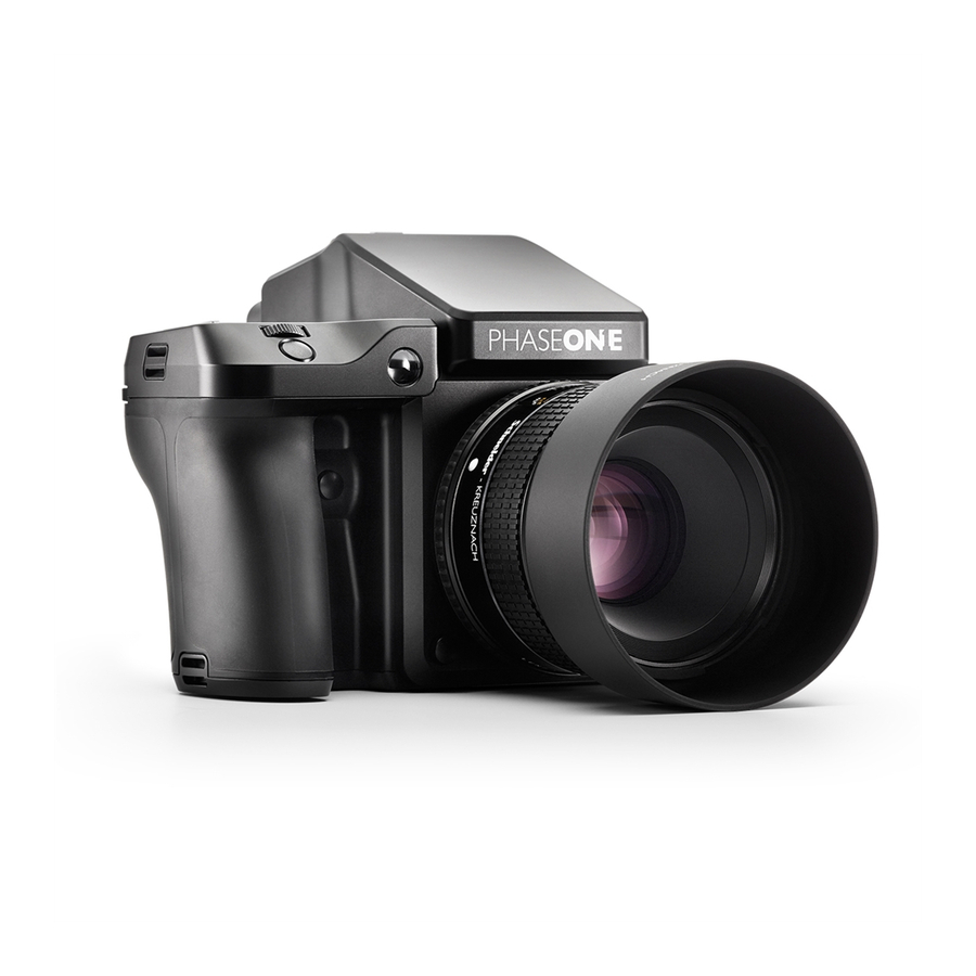 PHASEONE XF QUICK MANUAL Pdf Download | ManualsLib