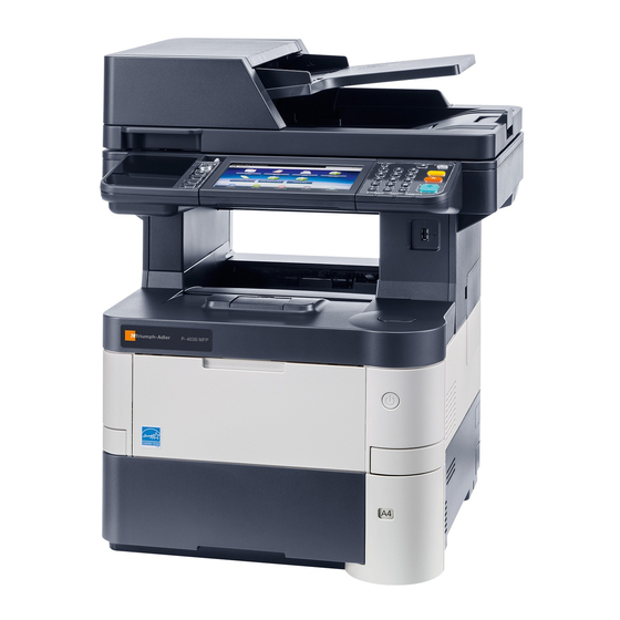 UTAX P-4035I MFP USER MANUAL Pdf Download | ManualsLib