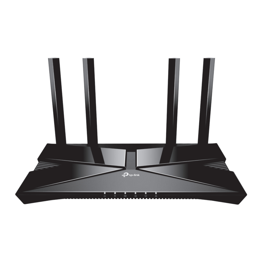 TP-Link Archer AX10 - Dual Band Wi-Fi 6 Router Manual | ManualsLib